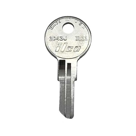 Ilco Ilco: Key Blanks, 1043J-IL11 ILLINOIS ILCO-1043J-IL11 | Zoro