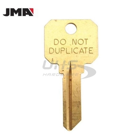 Jma JMA:SC1 Keys - Brass Finish Schlage Key Blanks - Do Not Duplicate ...