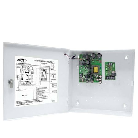 Rci RCI: 1.5 Amp Power Supply w/ Fire Panel Disconnect RCI-10-1-FPD | Zoro