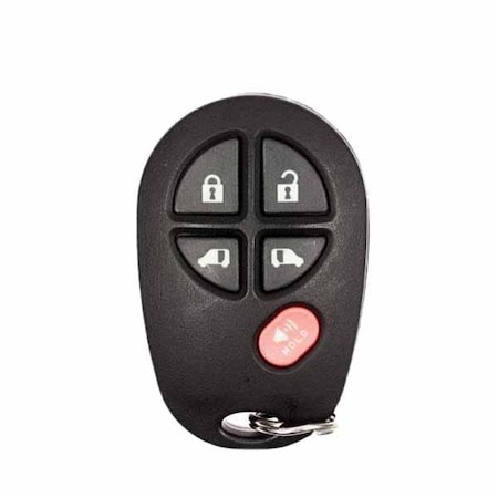 Keyless Factory KeylessJ:Toyota 5 Button Remote (Sienna) R-T-20T-5B | Zoro