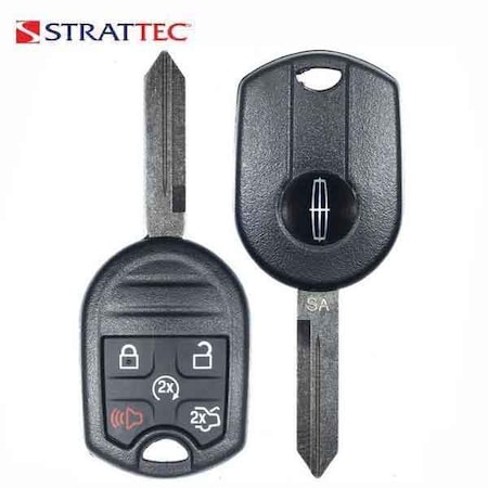 Strattec 5912496 LINCOLN 5 BUTTON REMOTE HEAD KEY 164-R8056 SA BLADE ...