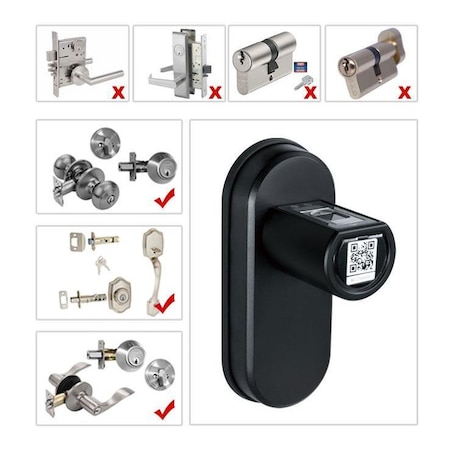 Welock WeLock: Biometric Fingerprint Lock - w/ Remote - Latch + Bolt ...
