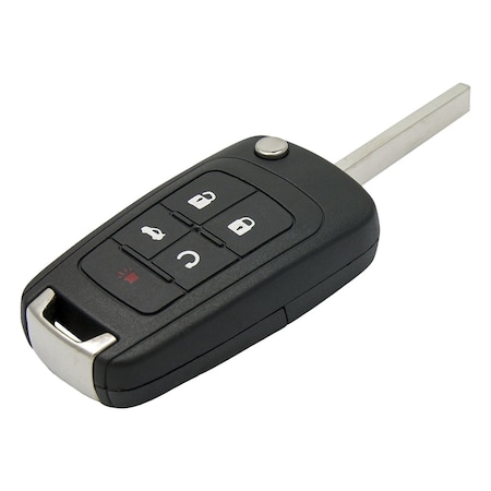 Keyless Factory KeylessFactory:Remote Flip Keys:GM 5 Button HS Flip Key ...