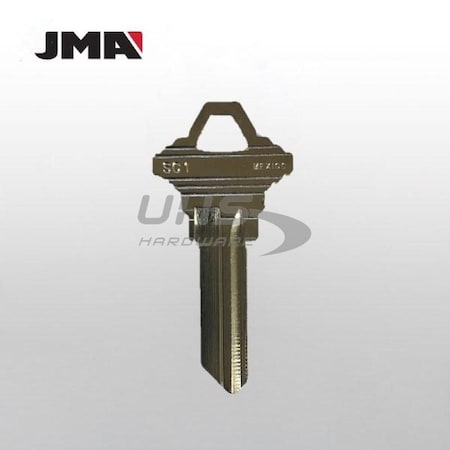Jma JMA:SC1 Keys Nickel Finish Schlage Key Blanks JMA-SLG-3E-NP | Zoro