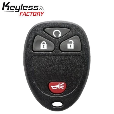 Keylessfactory 2007-2017 GM / 4-Button Keyless Entry Remote SHELL ...