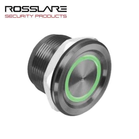 Rosslare PIEZOELECTRIC SWITCH W/LED RING, BLACK ROS-PX-34B | Zoro