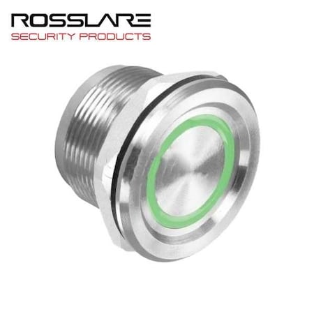 Rosslare PIEZOELECTRIC SWITCH W/LED RING, WHITE ROS-PX-34W | Zoro