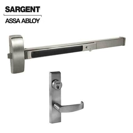 Sargent 80 Series Exit Device Mechanical Key outside unlocks/locks trim ...