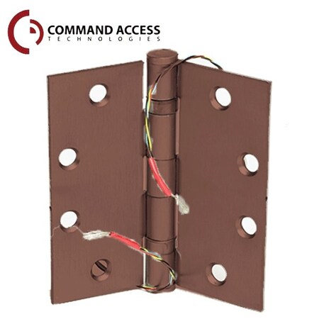 Command Access Energy Transfer Hinge, 4-1/2 In. by 4-1/2 In., 5 Knuckle ...
