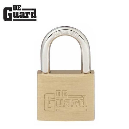 Deguard Brass Pdlock - short shackle 1" - Keyed Different DGBPLS-KD | Zoro