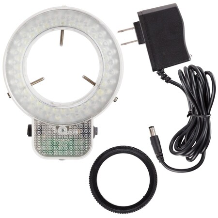 Amscope 64 LED Microscope Ring Light with Dimmer LED-64S-V203 | Zoro