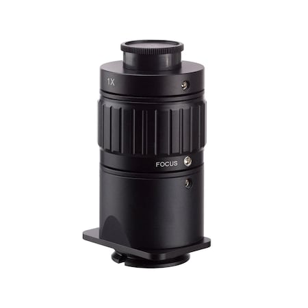 Amscope 1X C-mount Camera Adapter for ZM-series Trinocular Microscopes ...