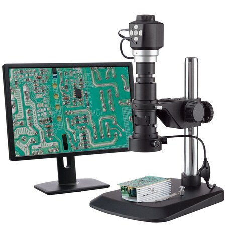 Amscope 0.7X-5X Zoom 1080p 30fps 3.5MP HDMI Digital Inspection ...