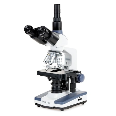 Amscope 40X-2500X LED Lab Trinocular Compound Microscope w 3D 2-Layer ...