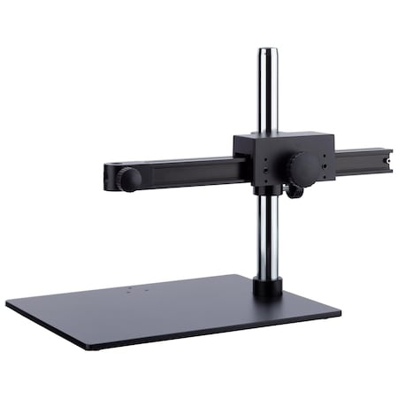 Amscope Single Arm Boom Stand for Stereo Microscopes - Square Arm, Pin ...