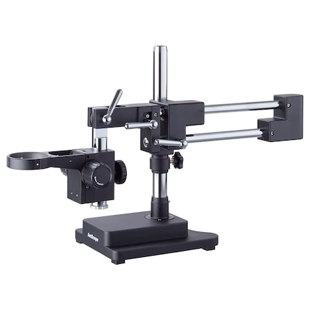 Amscope Double Arm Boom Stand for Stereo Microscopes - Steel Arms, Tube ...