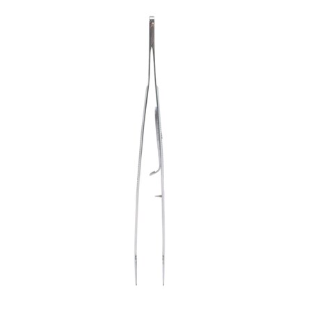 Amscope 6 in. Serrated Tip College Forceps with Lock TW-400-05PK | Zoro