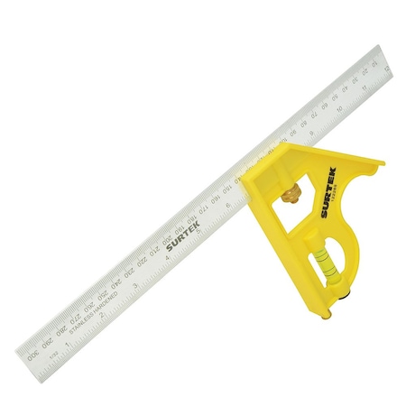 Surtek Plastic Combination Square 12 122265 | Zoro