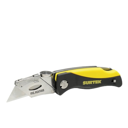 Surtek Bi-material folding utility knife NF10 | Zoro
