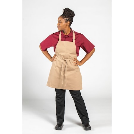 Uncommon Threads Adjustable Bib Apron Khaki 3010-2200 | Zoro