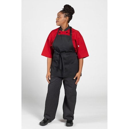Uncommon Threads Adjustable 3-Pocket Bib Apron Blk 3011-0100 | Zoro