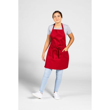 Uncommon Threads Adjustable Butcher Apron Red 3018-1900 | Zoro