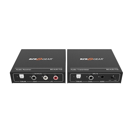 Bzbgear Long Range Digital/Analog Audio Extender Kit over Cat5e/6/7 up ...