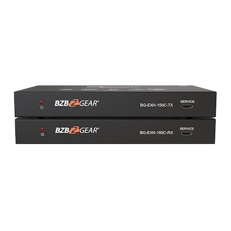 Bzbgear 4K UHD HDMI HDBaseT Long Range Extender with Bi-directional IR ...