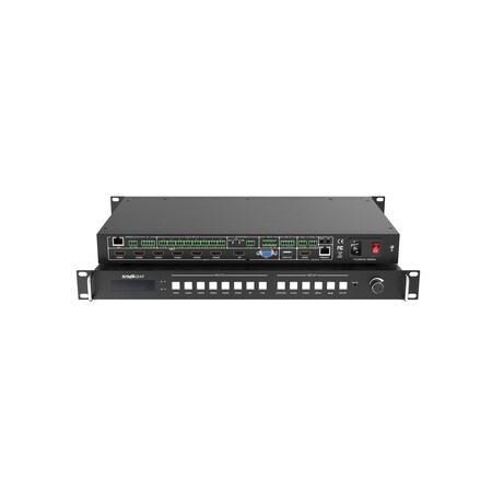 Bzbgear 8x2 4K UHD Seamless Presentation Switcher with HDBaseT BG ...