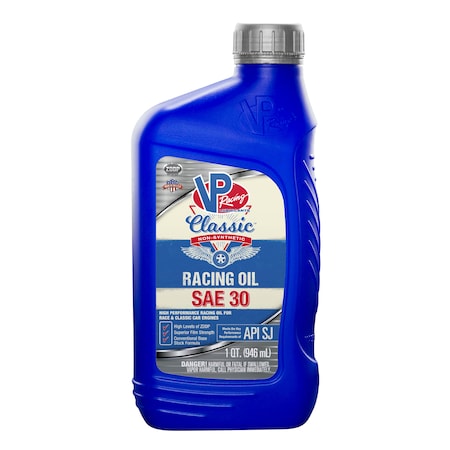 Vp Racing Fuels VP Classic Non-Synthetic Racing Oil SAE 30 Qt. 12-Pack ...