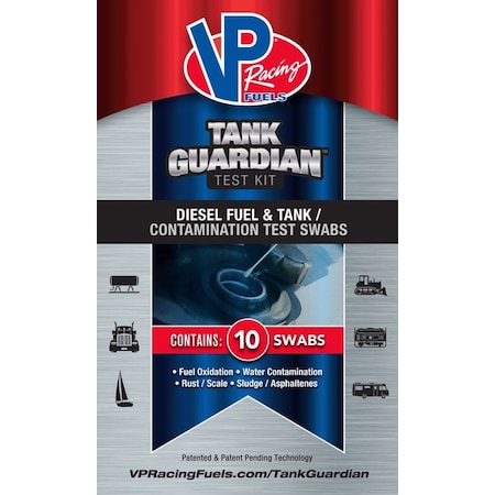 Vp Racing Fuels Diesel Fuel & Tank Contamination Test Kit (10 Swabs ...