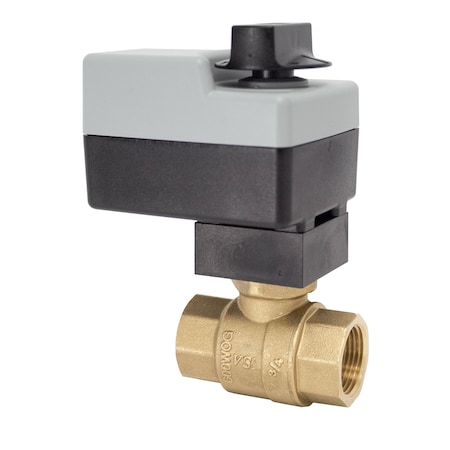 Valve Solutions Inc (Vsi) 1/2" Brass Ball Valve, NPTF, 2.33 Cv ...