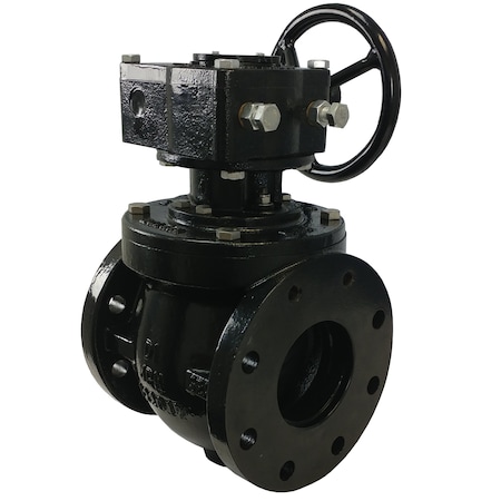 Valve Solutions Inc (Vsi) 6" Eccentric Plug Valve, Full Port, Flanged ...