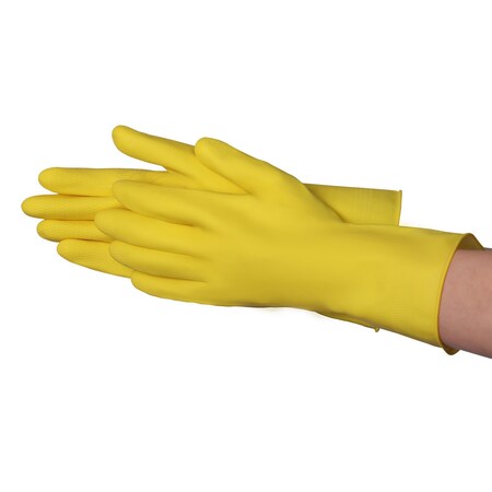 Vguard Chemical Glove, 16.0 MIL, Yellow, 288 PK C25B19 | Zoro