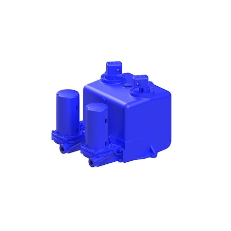 Skidmore Condensate Return Unit, 15 Gal, CI, Duplex PC15DN | Zoro