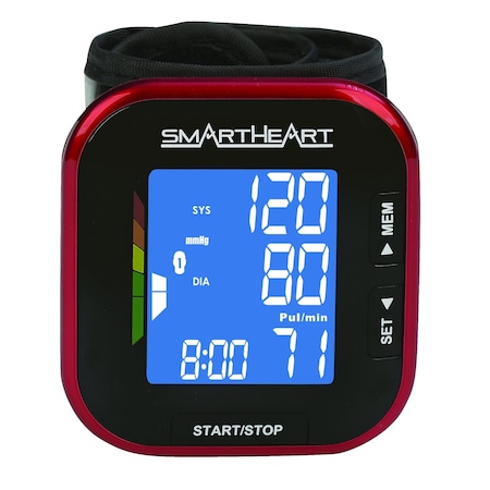 Smartheart Automatic Wrist Digital Blood Pressure Monitor (2-Person ...
