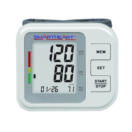 Smartheart Automatic Digital Wrist Blood Pressure Monitor 01-556 | Zoro