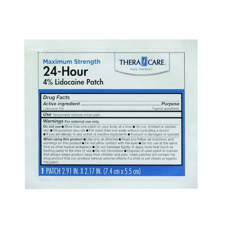 Theracare TheraCare 24 Hour 4% Lidocaine Patch (6 count) NEW 24-916 | Zoro