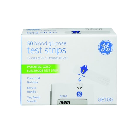 Ge Testing Strips (2 vials of 25) 50 strips GE100TS | Zoro