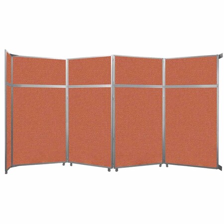 Versare Operable Wall Folding Room Divider 15'7" x 8'5-1/4" Papaya ...