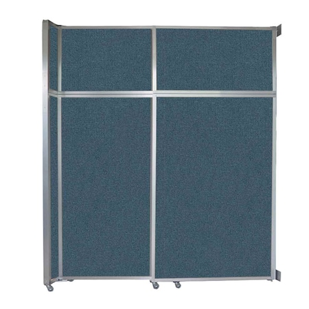 Versare Operable Wall Sliding Room Divider 6'10" x 8'5-1/4" Caribbean ...