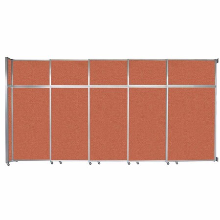 Versare Operable Wall Sliding Room Divider 15'7" x 8'5-1/4" Papaya ...