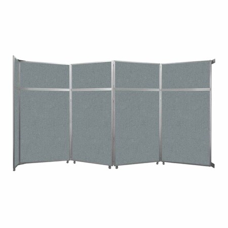 Versare Operable Wall Folding Room Divider 15'7" x 8'5-1/4" Sea Green ...