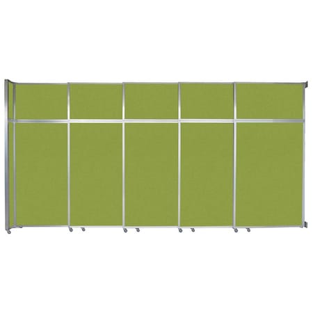 Versare Operable Wall Sliding Room Divider 15'7" x 8'5-1/4" Lime Green ...