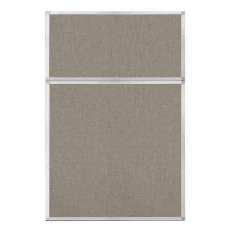 Versare Hush Panel Configurable Cubicle Partition 4' x 6' Warm Pebble ...