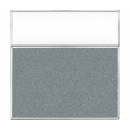 Versare Hush Panel Configurable Cubicle Partition 6' x 6' W/ Window Sea ...