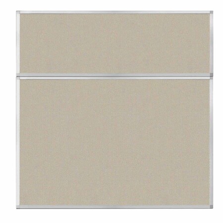 Versare Hush Panel Configurable Cubicle Partition 6' x 6' Sand Fabric ...