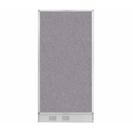 Versare Hush Panel Configurable Cubicle Partition 3' x 6' Cloud Gray ...