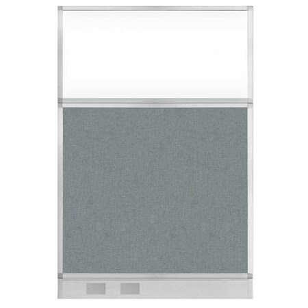 Versare Hush Panel Configurable Cubicle Partition 4' x 6' Sea Green ...