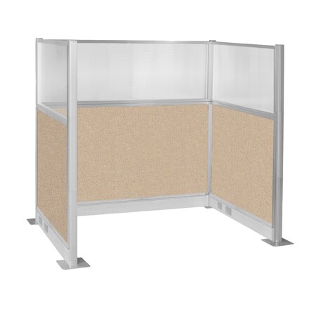 Versare Pre-Configured Hush Panel Electric Cubicle (U Shape) 6' x 4' W ...